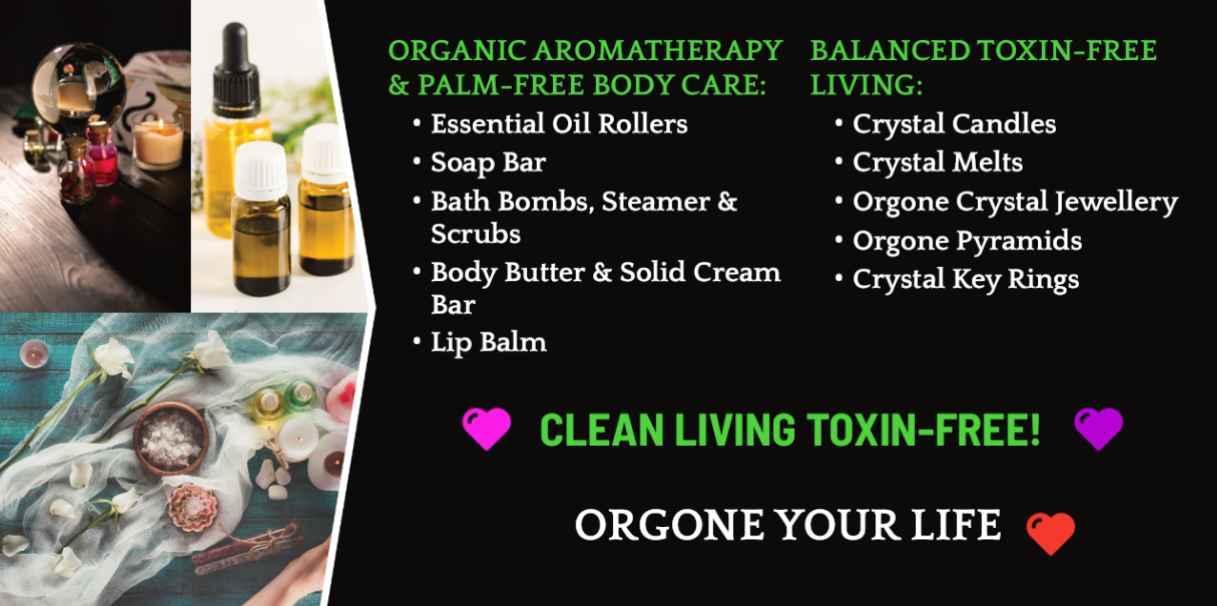 Organic Body Care Orgone Pyramids and Pendants Crystal Candles Melts ...